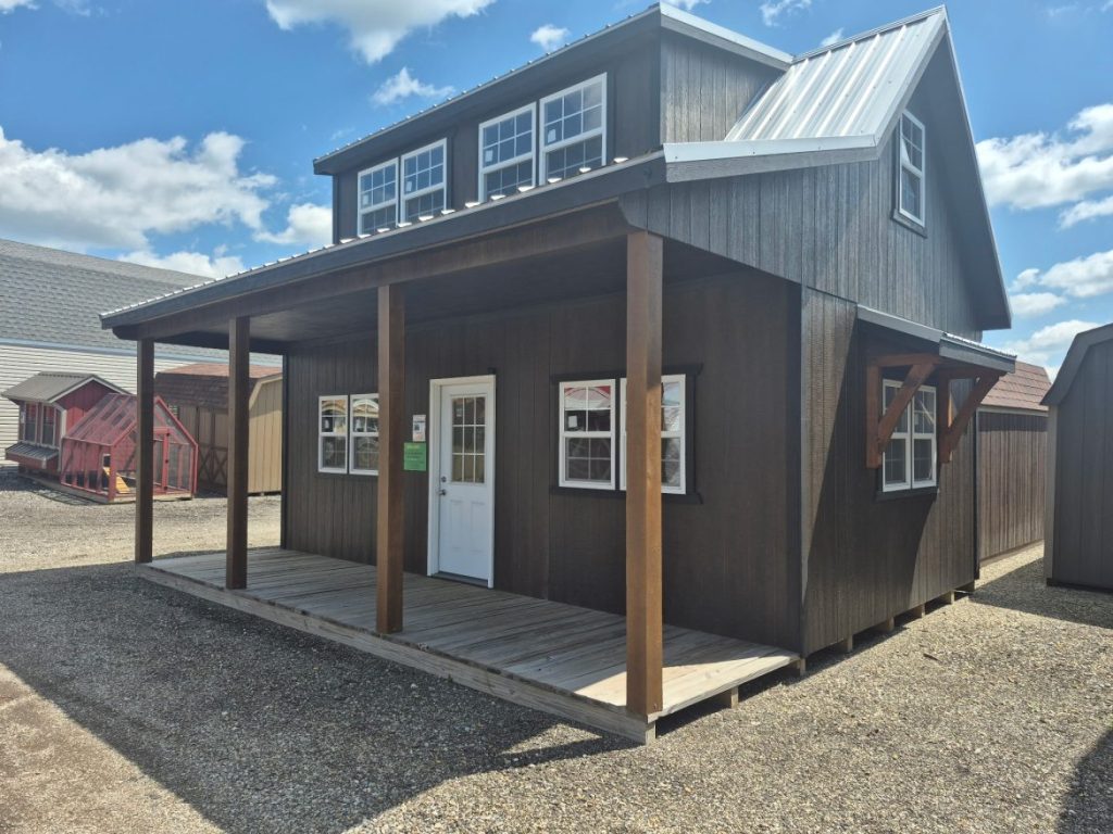 14x24 A-Frame Cabin with Porch & Loft Only $24,255
